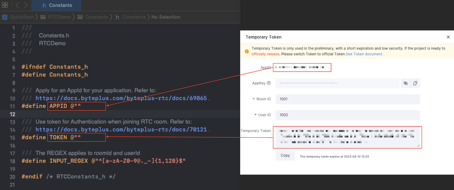 macOS (Objective-C)--BytePlus RTC-Byteplus